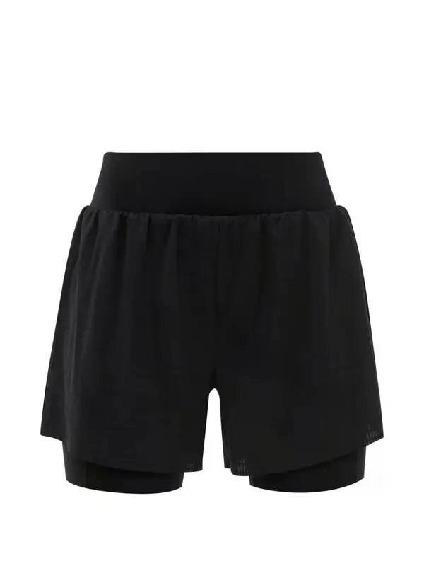 Sweaty Betty Layered Drawstring Shorts - Black