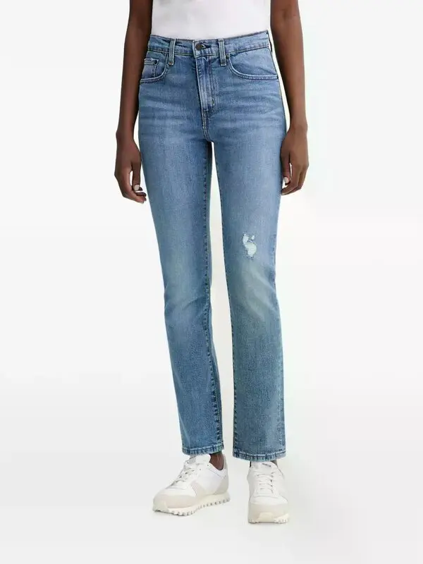 LEVI'S 724™ Distressed Straight-leg Jeans