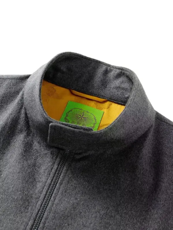 Shanghai Tang Meow Meow Chenman-patch Zipped Jacket