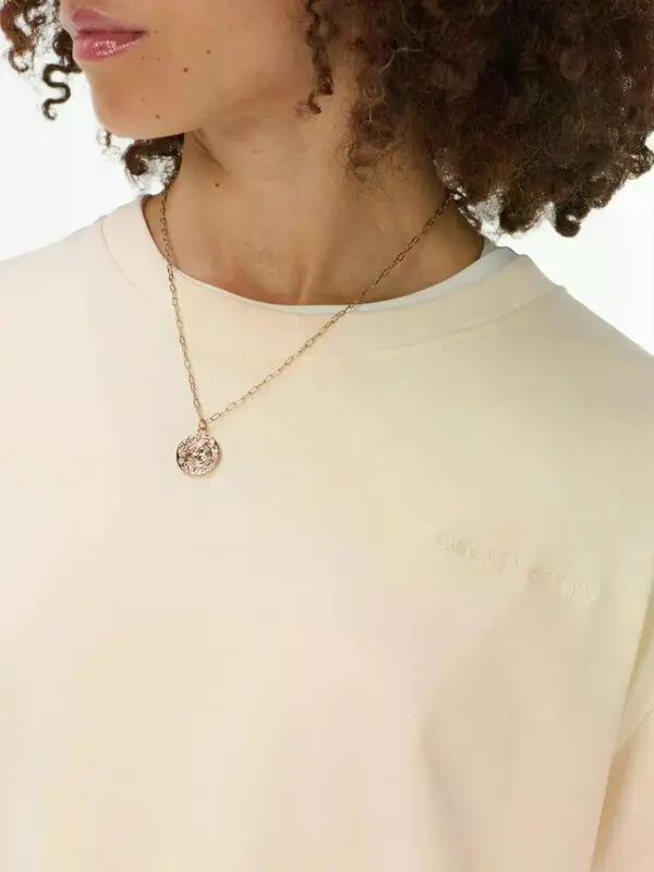 Sweaty Betty Logo-embossed Side-slit T-shirt