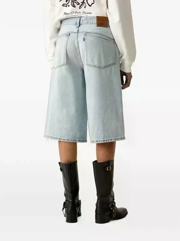 LEVI'S Super Baggy Faded Denim Shorts