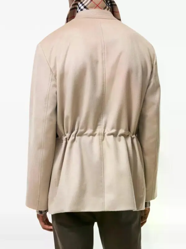 Burberry Short Cashmere Scafell Car Coat