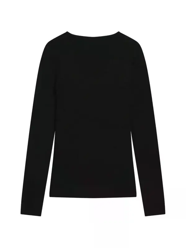 TOTEME Fine-knit Scoop-neck Top