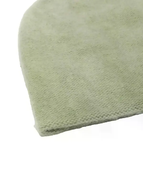 LISKA Angelika Cashmere Beanie Hat - Green