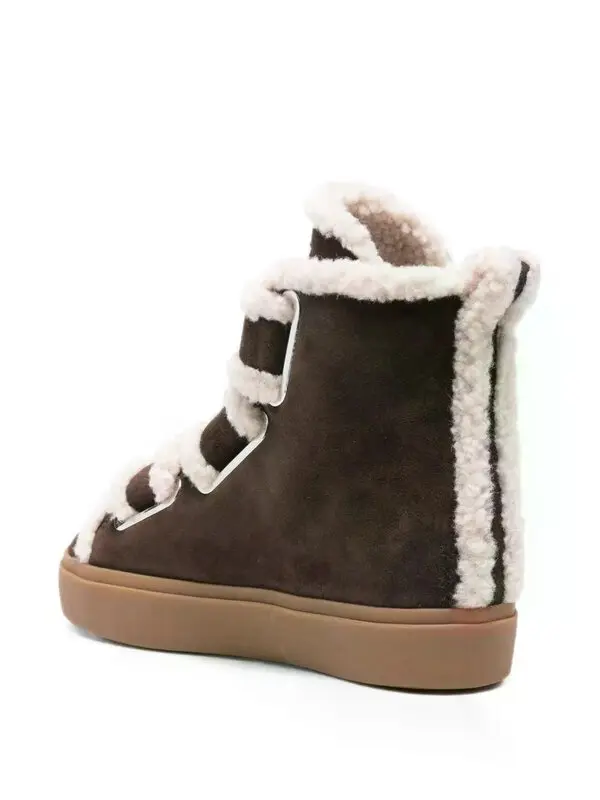 Inuikii Shearling Touch-strap Boots
