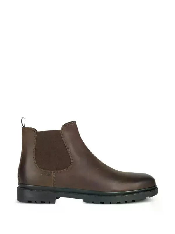 Geox Andalo Leather Chelsea Boots - Brown