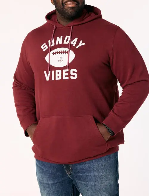 LIFE IS GOOD Big & Tall Sunday Vibes Hoodie