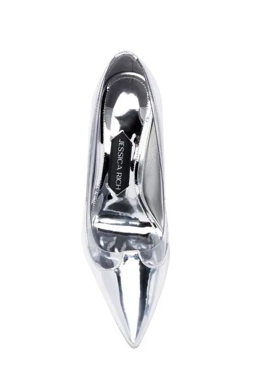 JESSICA RICH Lucid Stilleto Heel - Silver
