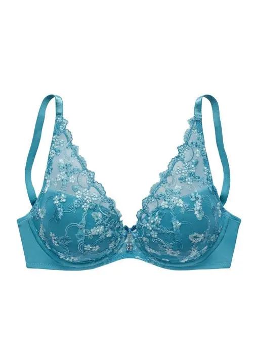 LASCANA Floral Lace Underwire Bra