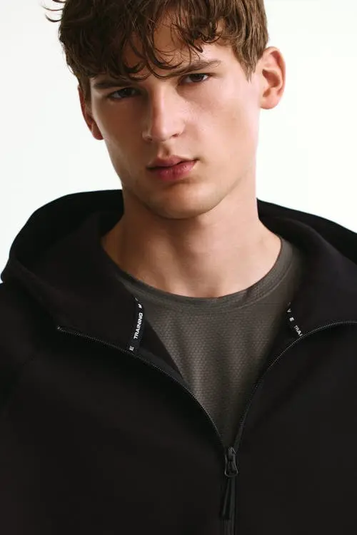 H&M Hooded Activewear Jacket With Drymove