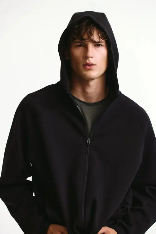H&M Hooded Activewear Jacket With Drymove