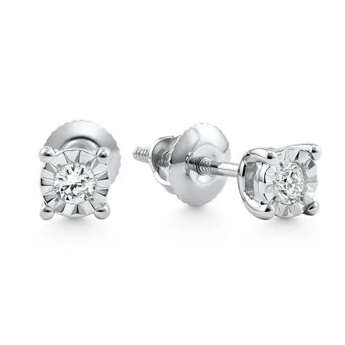 BLISS DIAMOND Screw Back Diamond Studs Lab Grown