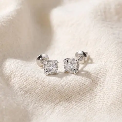 BLISS DIAMOND Screw Back Diamond Studs Lab Grown