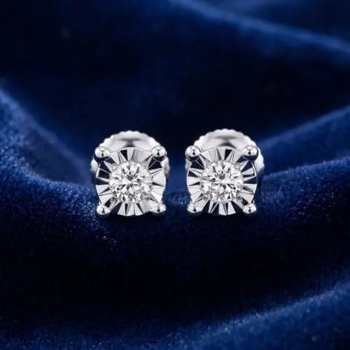 BLISS DIAMOND Screw Back Diamond Studs Lab Grown