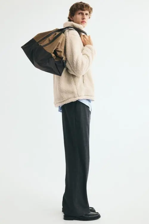 H&M Teddy Fleece Jacket With Zipper