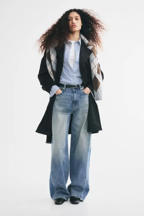 H&M Knee-length Twill Trench Coat