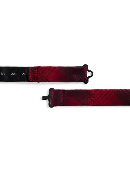 SYNRGY BY DXL Big & Tall Tonal Plaid Bow Tie
