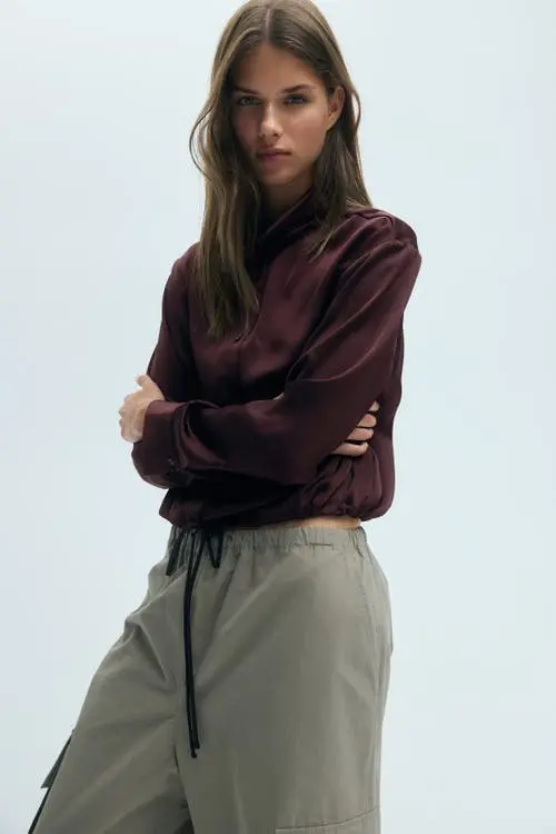 H&M Satin Shirt