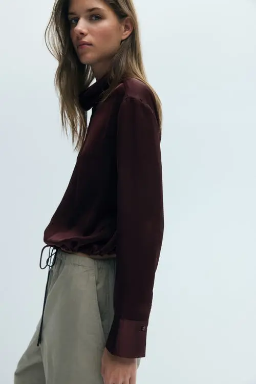 H&M Satin Shirt