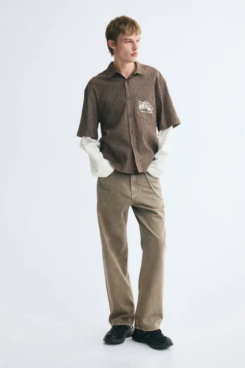 H&M Relaxed-fit Layered Shirt