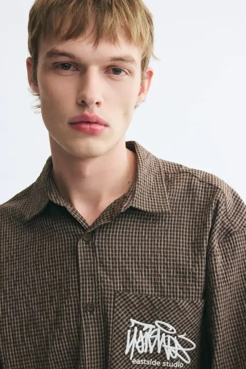 H&M Relaxed-fit Layered Shirt