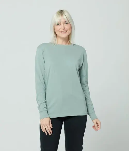 KNOWN SUPPLY Ls Tee - Sage