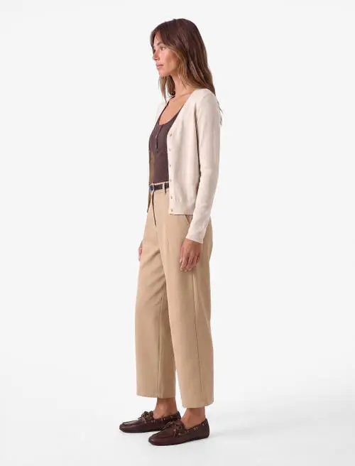 Koton Belted Barrel Fit Pants