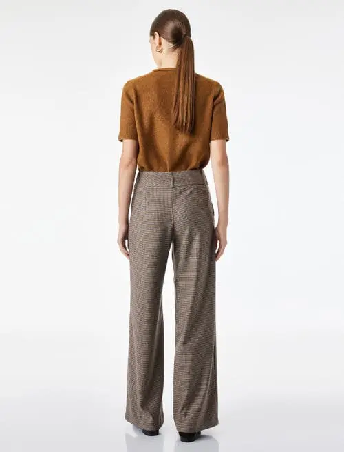 Koton Plaid Tailored Pants