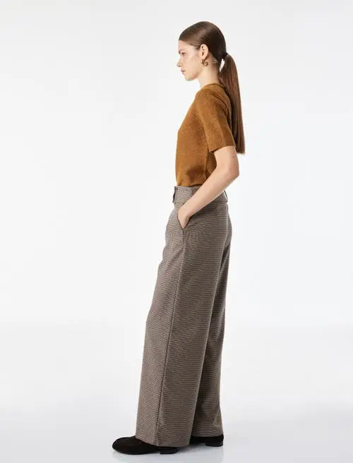 Koton Plaid Tailored Pants