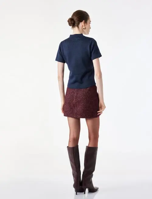 Koton Mini Tweed Skirt