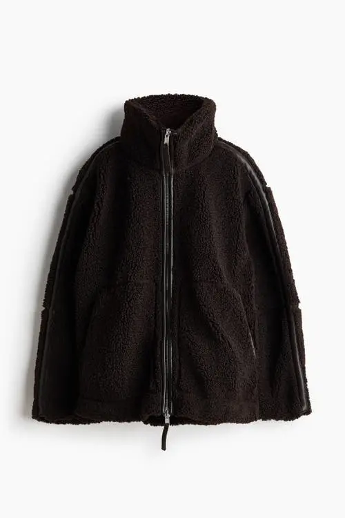 H&M Oversized Teddy Fleece Jacket
