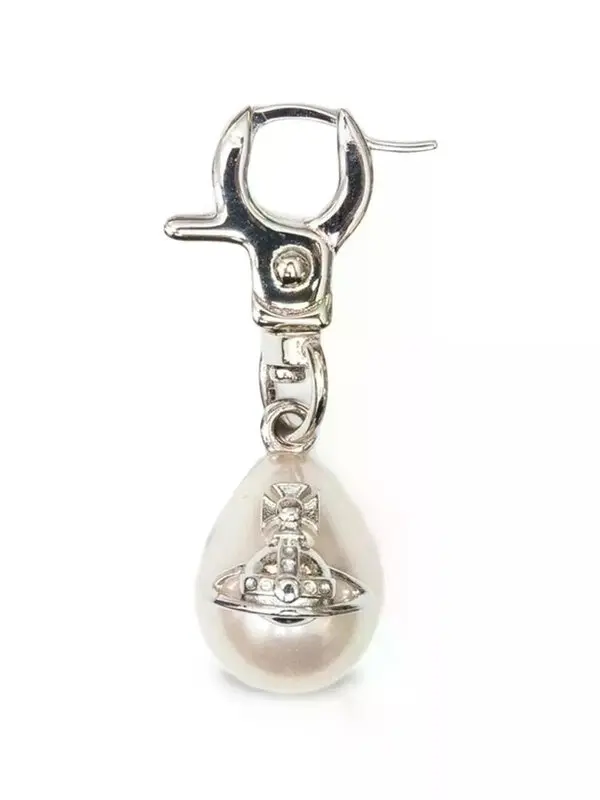 VIVIENNE WESTWOOD Claude Orb-drop Earring - Silver