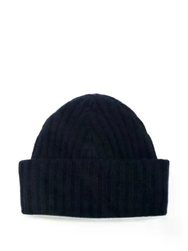 LISKA Lina Ribbed-knit Beanie Hat