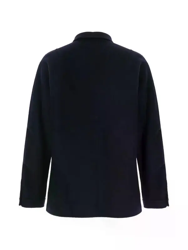 Emporio Armani Logo-embroidery Overshirt