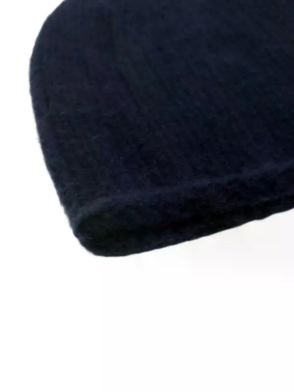 LISKA Ottie Cashmere Beanie Hat - Blue