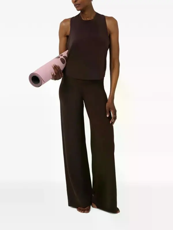 Sweaty Betty Soft Flow Studio Twist-back Sleeveless Top - Brown