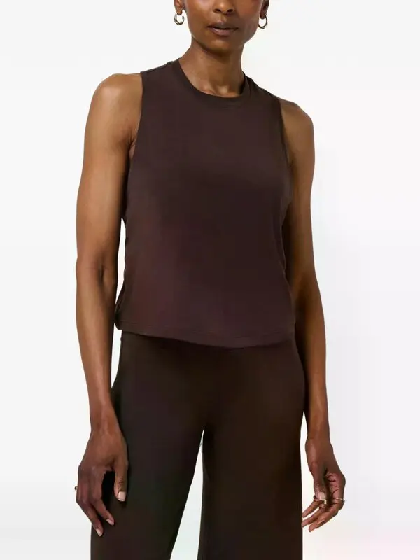 Sweaty Betty Soft Flow Studio Twist-back Sleeveless Top - Brown