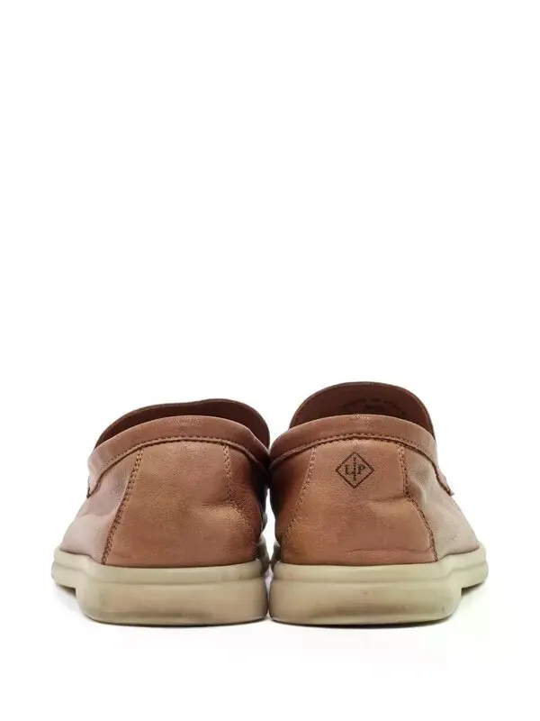 Loro Piana Summer Walk Leather Loafers