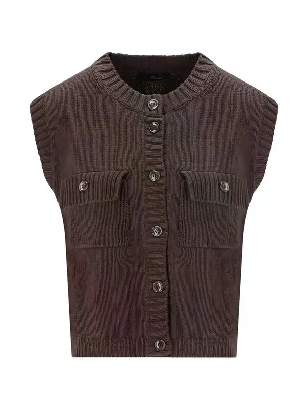 Max Mara Caprara Button-up Gilet