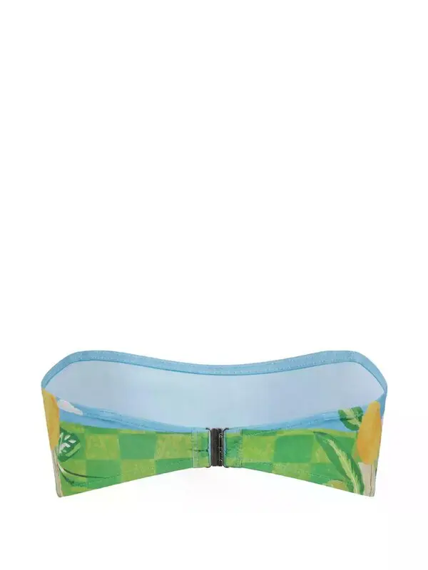 Seafolly Graphic-print Strapless Bikini Top