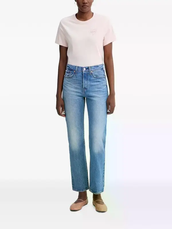 LEVI'S Wedgie Faded-effect Jeans