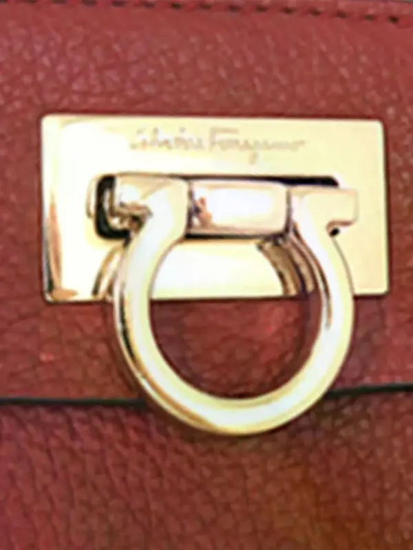 FERRAGAMO 2010-2026 Leather Gancini Crossbody Bag