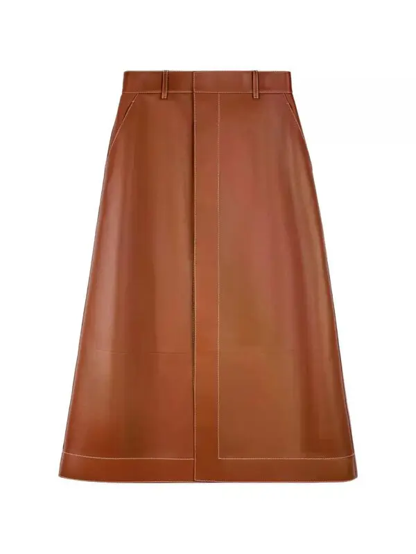 TOD'S Leather Skirt
