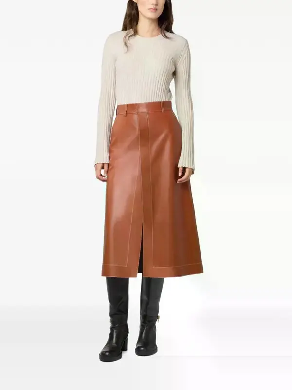 TOD'S Leather Skirt