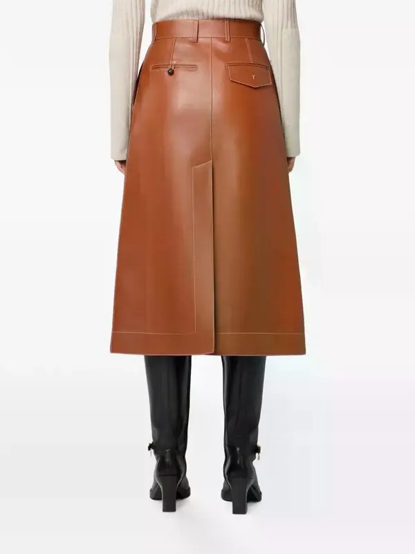 TOD'S Leather Skirt