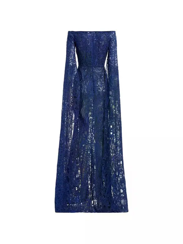 Elie Saab Sequin-embroidered Maxi Dress