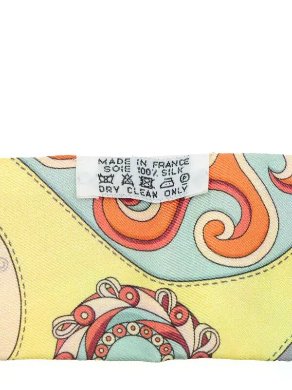 Hermès 1980-2000 Festival Des Amazones Silk Twilly Scarf Scarves - Grey