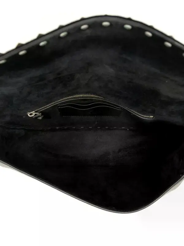 Valentino Garavani 2010-2026 Leather Rockstud Messenger Bag Crossbody Bag