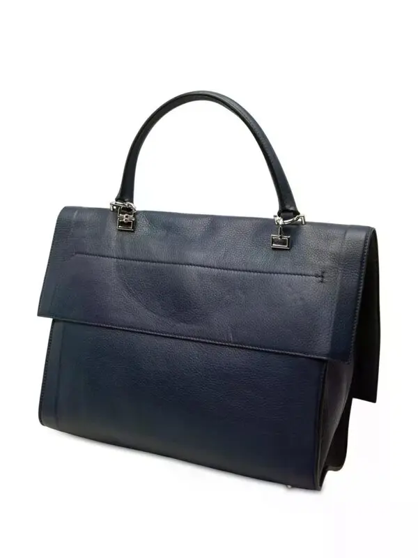 Givenchy 2012-2020 Small Grained Calfskin Shark Lock Satchel