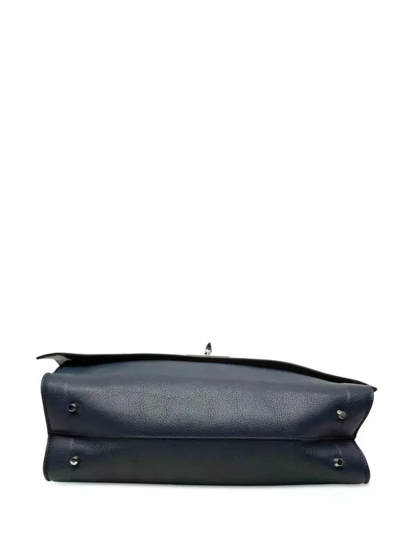 Givenchy 2012-2020 Small Grained Calfskin Shark Lock Satchel